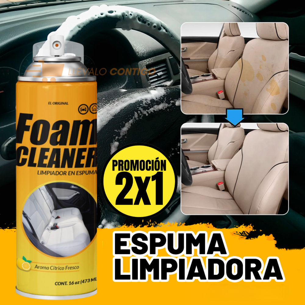 AutoEspuma™ OFERTA 2x1 | Espuma Limpiadora Multiusos – Zeltoa